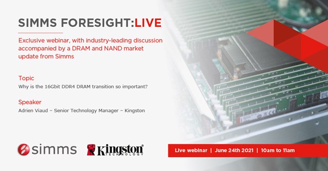 Simms Foresight: Live - 16Gbit DRAM Transition | Simms International